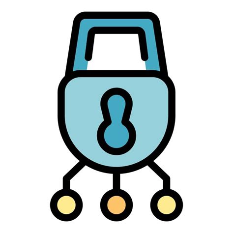 Premium Vector Safety Password Icon Outline Safety Password Vector Icon Color Flat Isolated