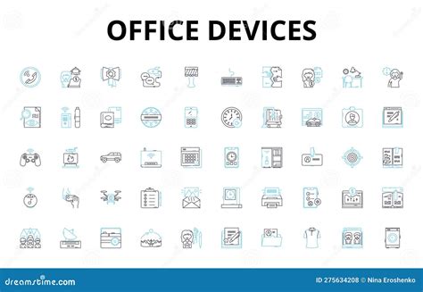 Linear Copier Icon From Electronic Devices Outline Collection Thin