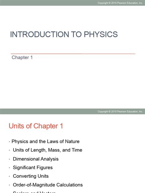Class 1 Introduction To Physics Pdf