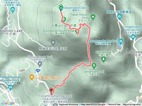 小油坑上七星山南峰 健行筆記