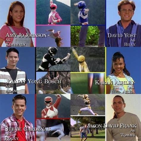 Power Rangers In Space Cast Power Rangers Ninja Storm Cast
