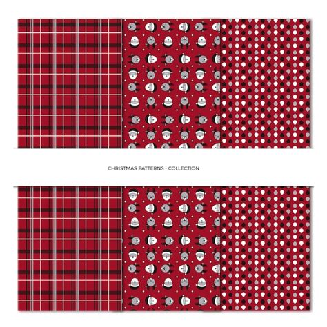 Premium Vector Simple Christmas Pattern