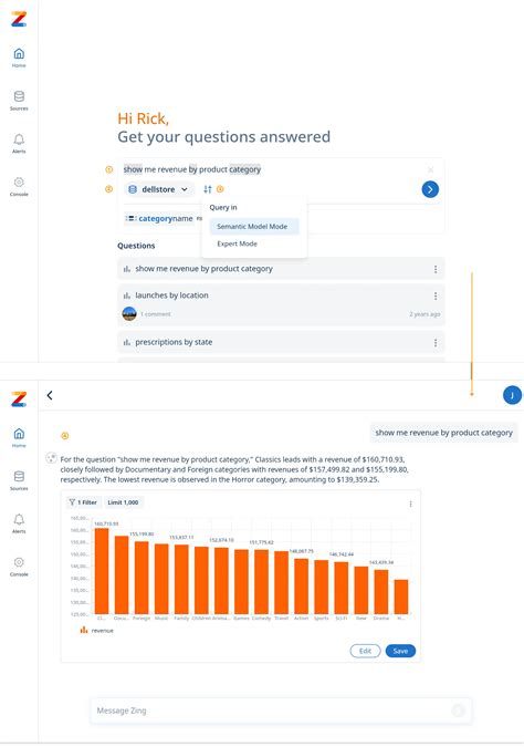 Scaling Data Analytics With A Semantic Model Zing Data Genai