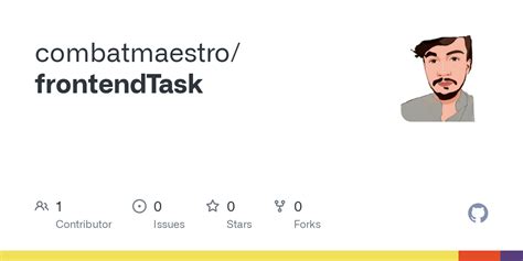 GitHub Combatmaestro FrontendTask