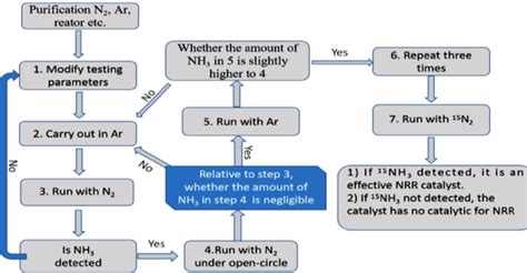 Flowsheet Diagram Of Steps In Nitrogen Reduction Reaction Measurement Download Scientific Diagram