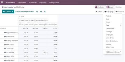 Timesheets In Odoo 16 Unlock Efficient Workforce Management Infintor