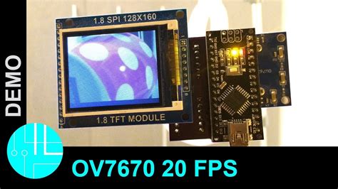 Ov7670 With Wavgat Arduino Nano At 20 Frames Per Second Youtube