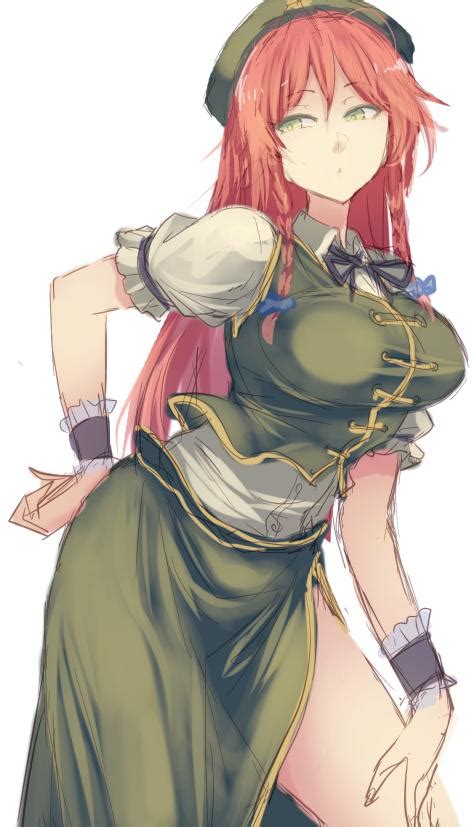 Hong Meiling Touhou Drawn By Terrajin Danbooru