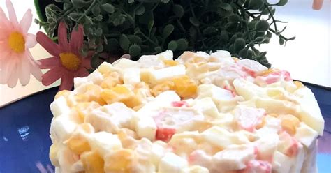 Крабовый салат с кукурузой без огурца и риса рецепт с фото пошаговый от Наталья Овкусе ру