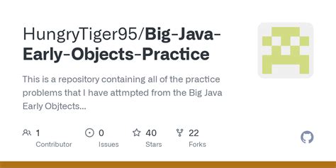 github hungrytiger95 big java early objects practice this is a