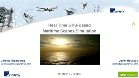 pdf real time gpu based maritime scenes simulation