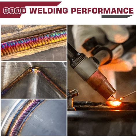 10 Pack Color Coded Tungsten Electrodes 2 Blue Red Lanthanated Tungsten