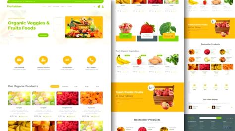 Vegetables Ecommerce Website Using Bootstrap Html Css Javascript