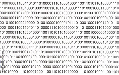 Symbols Of The Binary Code Black And White Texture Background Stock Photo Adobe Stock