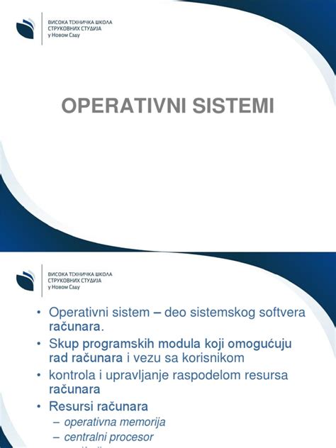Operativni Sistemi Vts Pdf