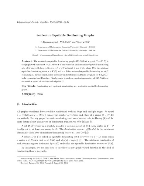 Pdf Semientire Equitable Dominating Graphs