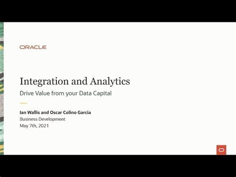 Free Video Oracle Cloud Infrastructure Integration And Analytics For