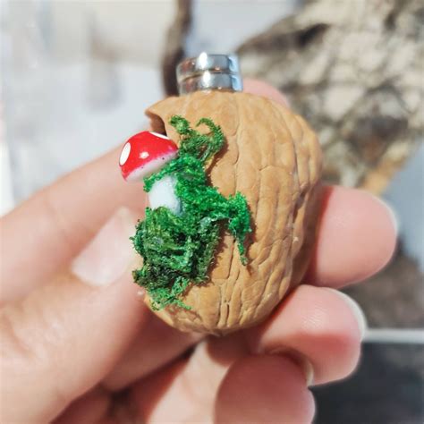 Jumping Spider Magnetic Hideout Walnut Spider Hide Spider Etsy