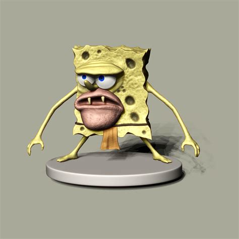 Spongebob Squarepants For 3d Printing 3d Model 3d Printable Cgtrader