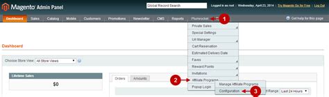 How To Configure Magento Affiliate Programs Extension V1x Magento Affiliate Programs V1x