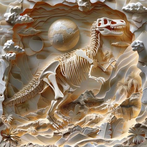 27 000 Dinosaur Fossil Art Pictures