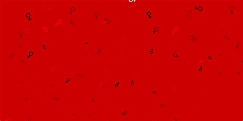 Light Red Vector Pattern With Feminism Elements 2892396 Vector Art At Vecteezy