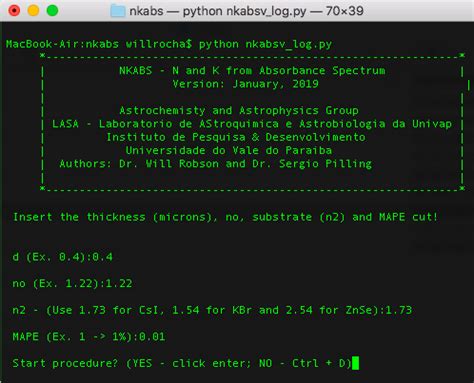 Refractive Index Calculator Leiden Ice Database Documentation