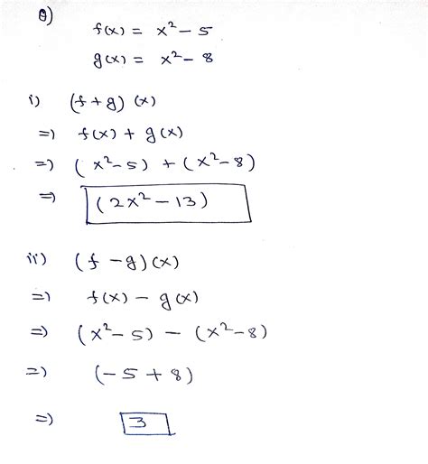 Solved Find And Simplify The Funtions Fg X And F G X Given Course Hero