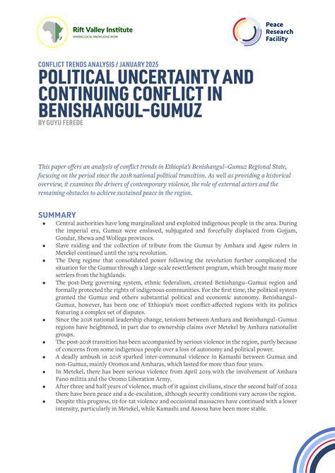 Publications Rift Valley Institute