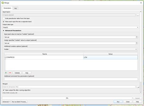 Qgis Merging Many Geotiff Files Give Huge Space While Processing Geographic Information
