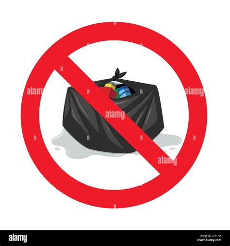 Do Not Litter Icon Sign Vector No Dumping Garbage Throw Banned