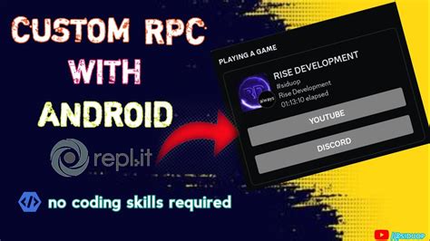 How To Make Discord RPC With Button In Android Replit No Coding