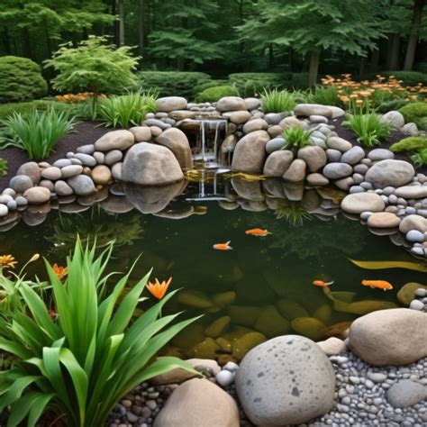 Pond In A Cute Cartoon Yard Stable Diffusion Online