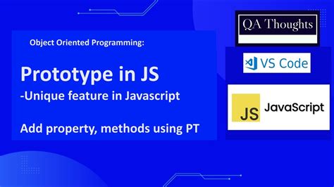 Prototype In Javascript Oop Add Property Method Qa Thoughts