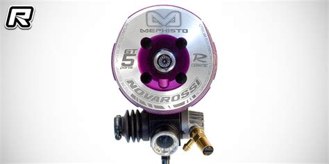Red RC Novarossi Mephisto 21 GT5 Nitro On Road Engine