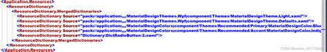 WPF中MaterialDesignThemes框架的使用 CSDN博客