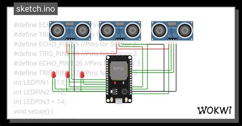 Sonic Wokwi Esp32 Stm32 Arduino Simulator