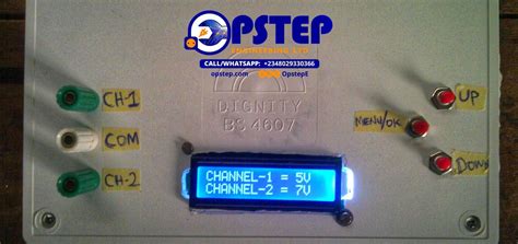 Digital Variable Power Supply Two Channel Opstep
