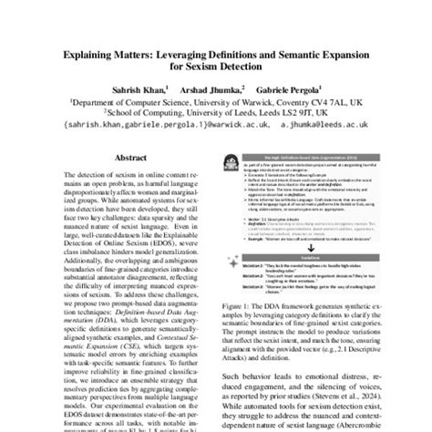 Explaining Matters Leveraging Definitions And Semantic Expansion For