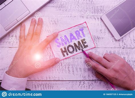 Word Writing Text Smart Home Business Concept For Automation System Control Lighting Climate