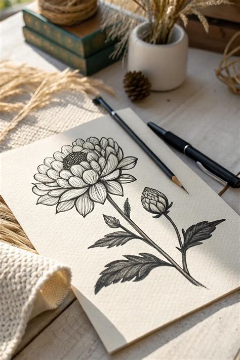 15 Inspiring Flower Drawing Ideas For Your Home