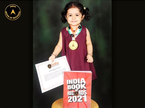 Viha Bhat Appreciation India Book Of Records