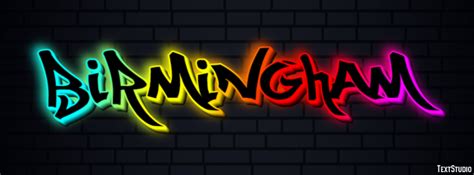 Birmingham Graffiti Style Text Effect Generator