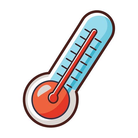 Thermometer Icon Illustration Temperature Scale Symbol Warm Cold Illustration Premium Ai