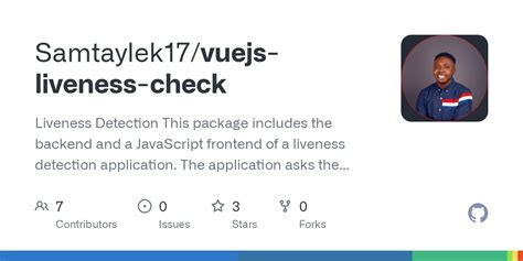 Github Samtaylek17vuejs Liveness Check Liveness Detection This