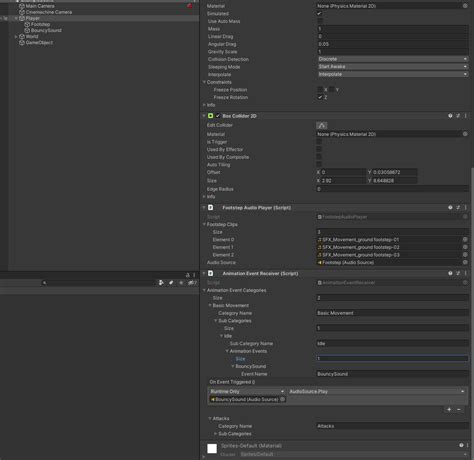Unity Animation Events احداث الانميشن في يونيتي — Ahakuo Video Game