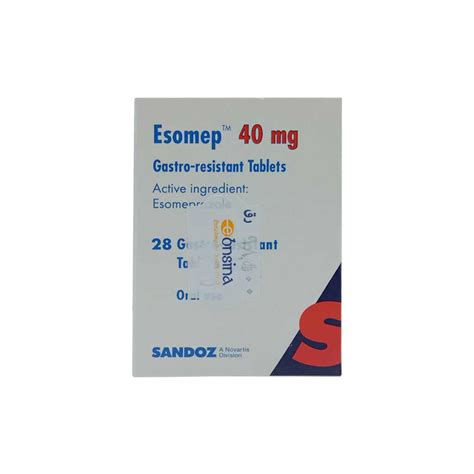 Buy Esomep 40 Mg Tablets 28s Online In Qatar View Usage Benefits And