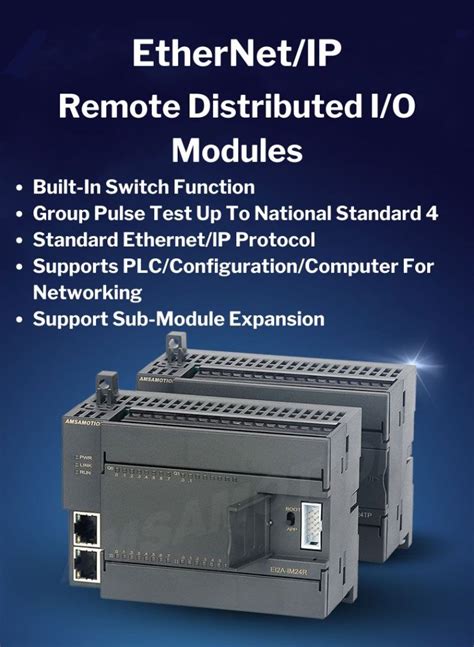 EI2A EtherNET IP Bus IO Module AMSAMOTION
