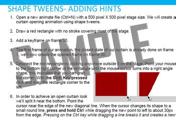 Adobe Animate Shape Tweens By DanaDesigns4U TPT