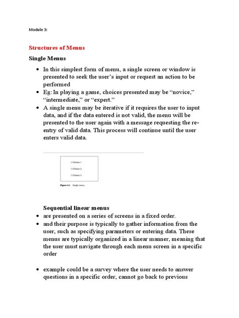 Module 3 Pdf Menu Computing Computing